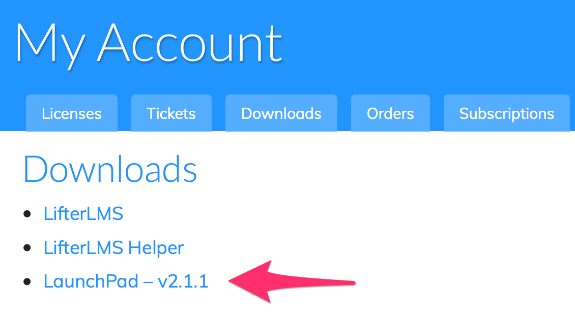 Installing LifterLMS LaunchPad - LifterLMS