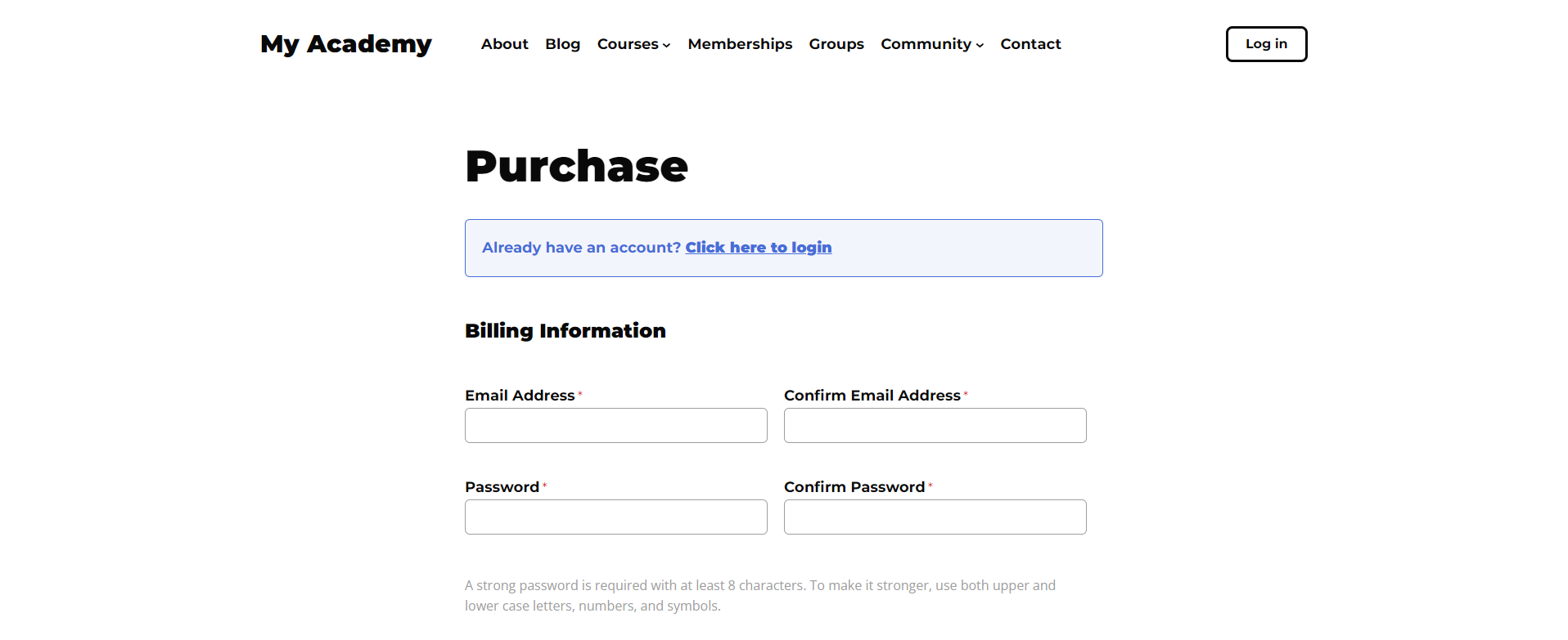 The Checkout Page - LifterLMS