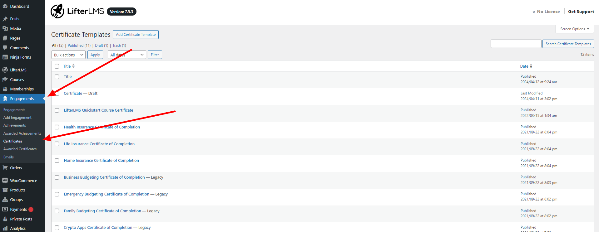 How to Create a Certificate - LifterLMS
