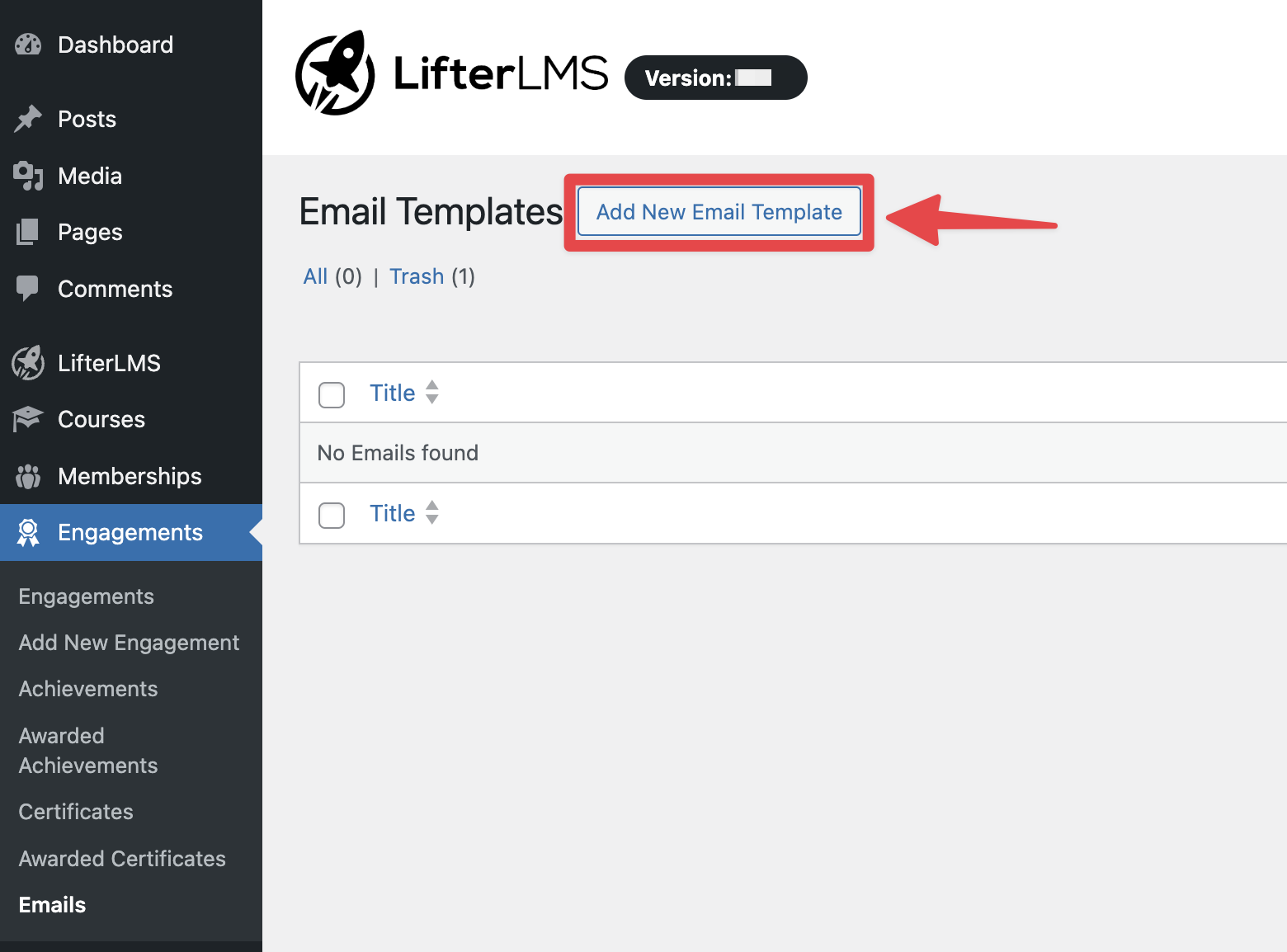 How to Create an Email Engagement - LifterLMS