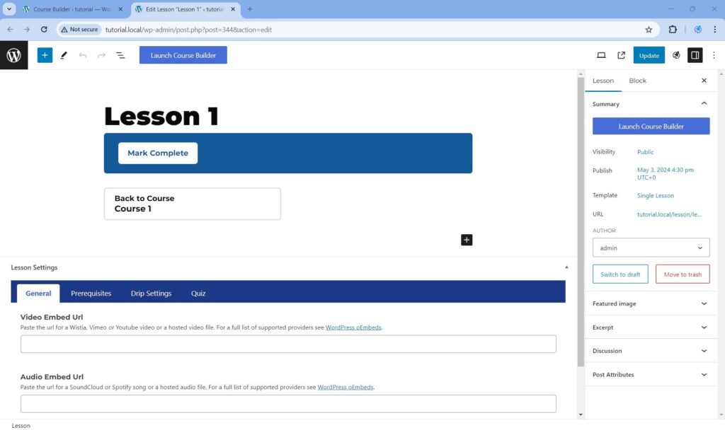 Using the Course Builder - LifterLMS