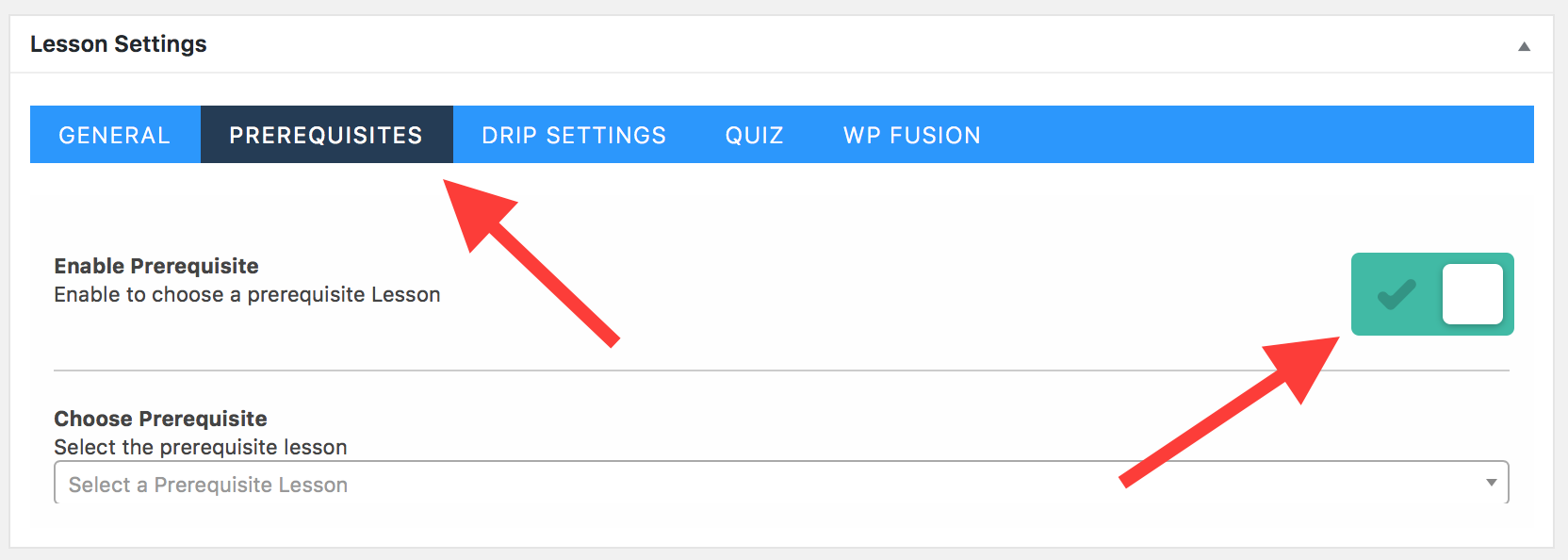 How to Set a Prerequisite - LifterLMS