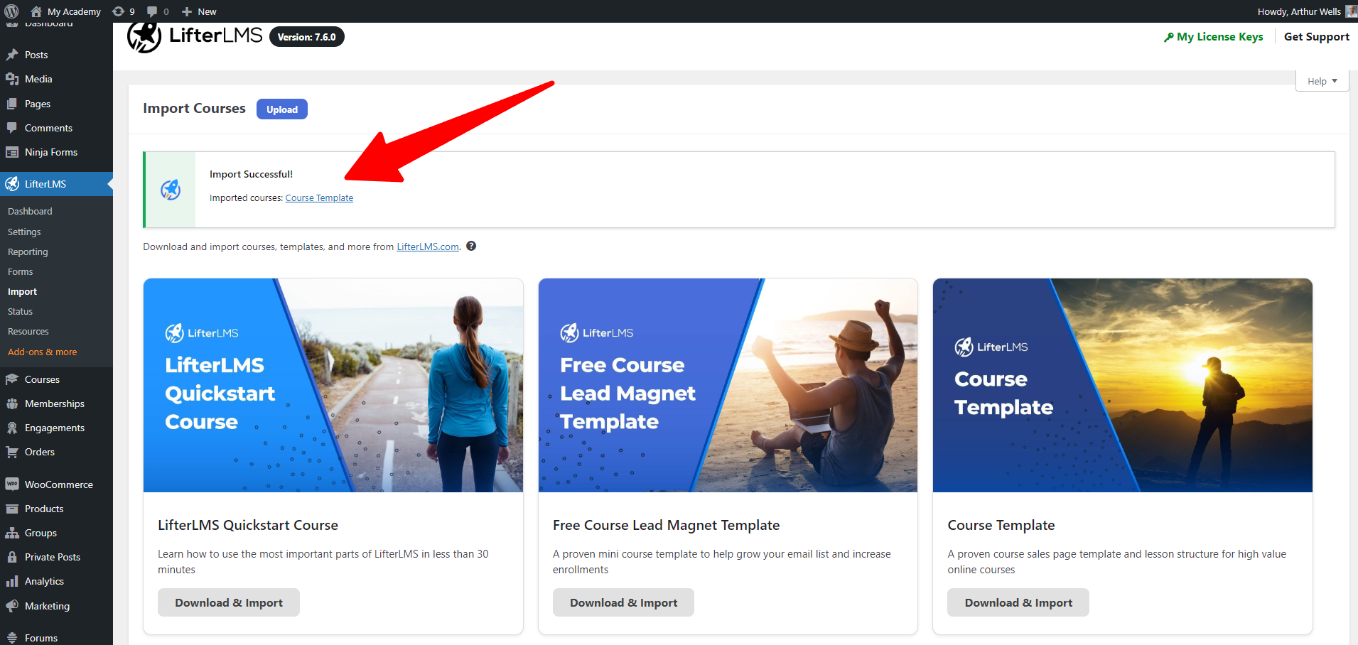Getting Started with the Course Template - LifterLMS