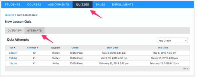 How to Check Quiz Results in WordPress - LifterLMS