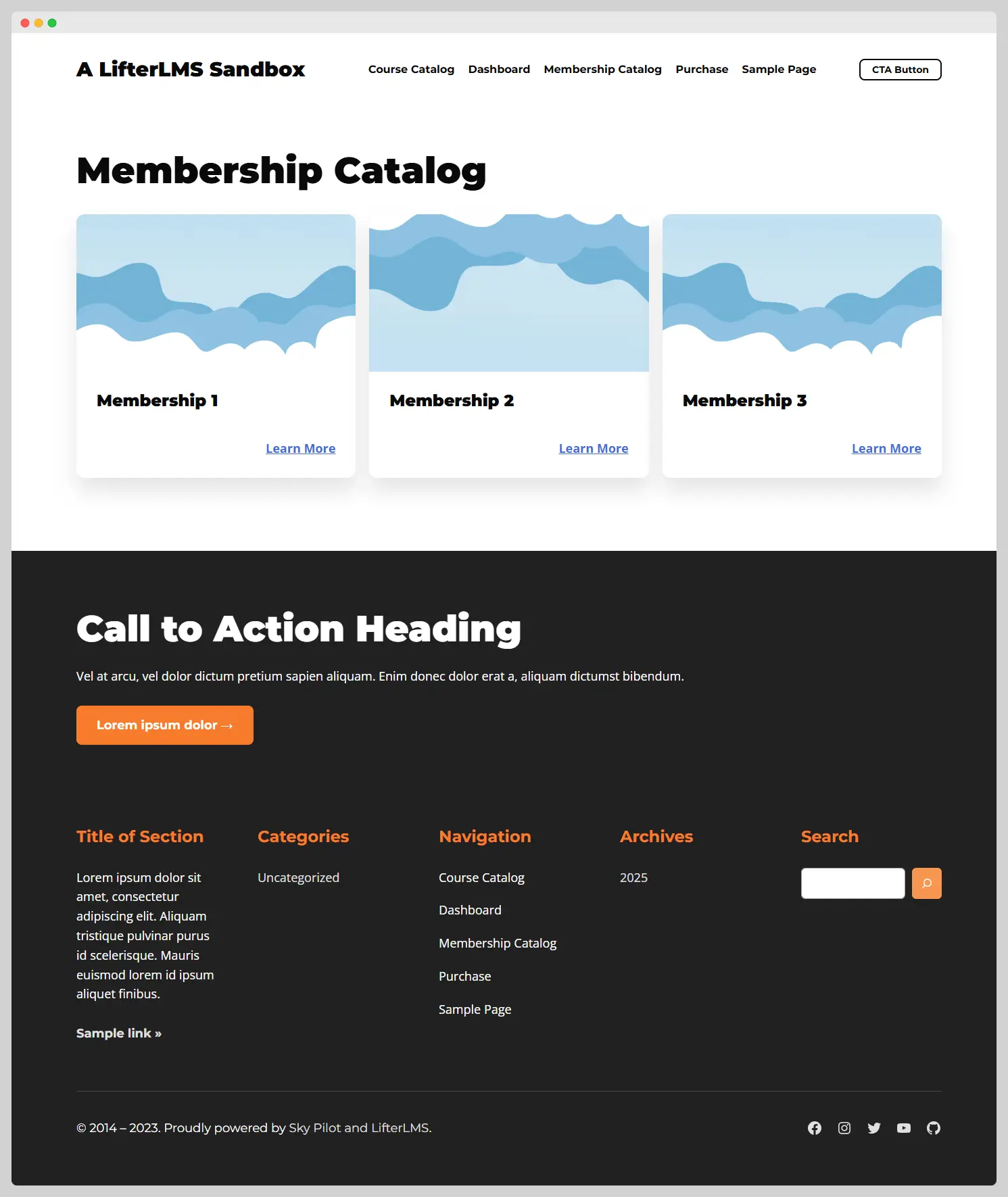 Sky Pilot Theme Getting Started Walkthrough - LifterLMS