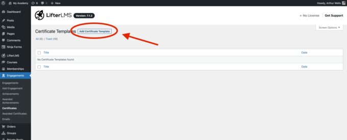 Adding A Course To Wordpress Lifterlms Quickstart Tutorial