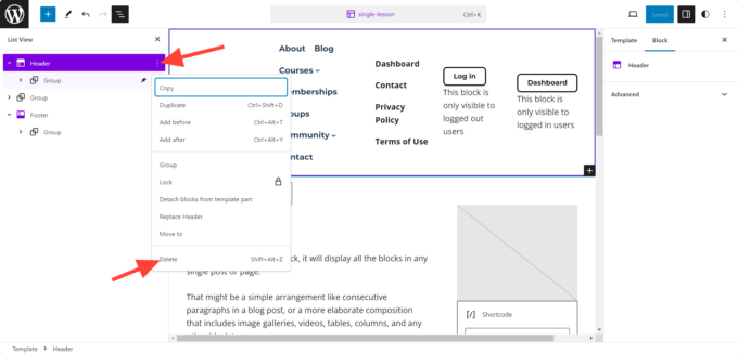 Distraction Free Learning in the LifterLMS Sky Pilot Theme | LifterLMS