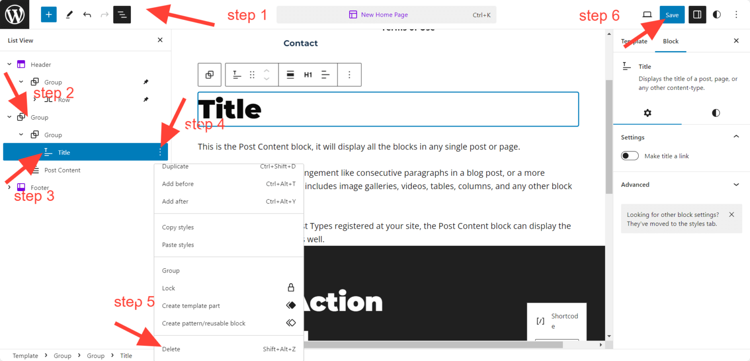 How to Hide the Title on Home Page or any Page? - LifterLMS
