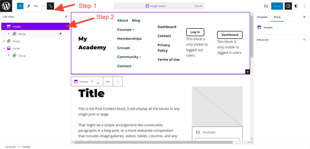 Distraction Free Learning in the LifterLMS Sky Pilot Theme | LifterLMS