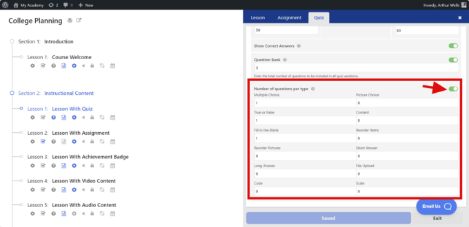 How to create Question Bank with LifterLMS Advanced Quizzes