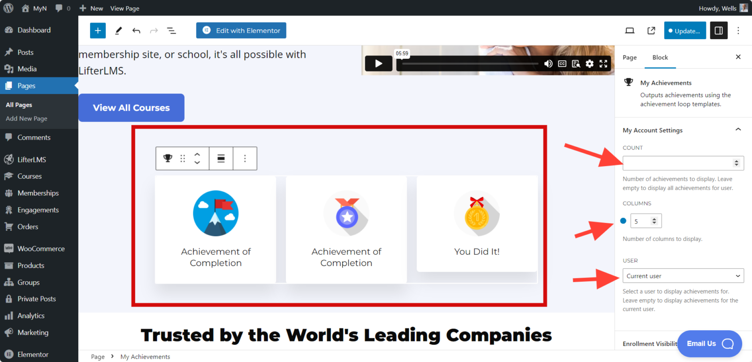 LifterLMS Blocks - LifterLMS