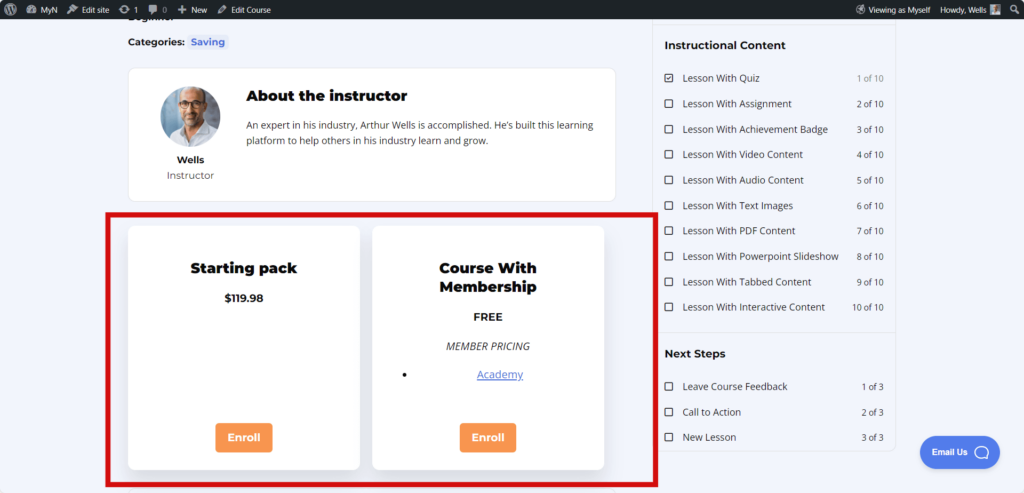 LifterLMS Blocks - LifterLMS