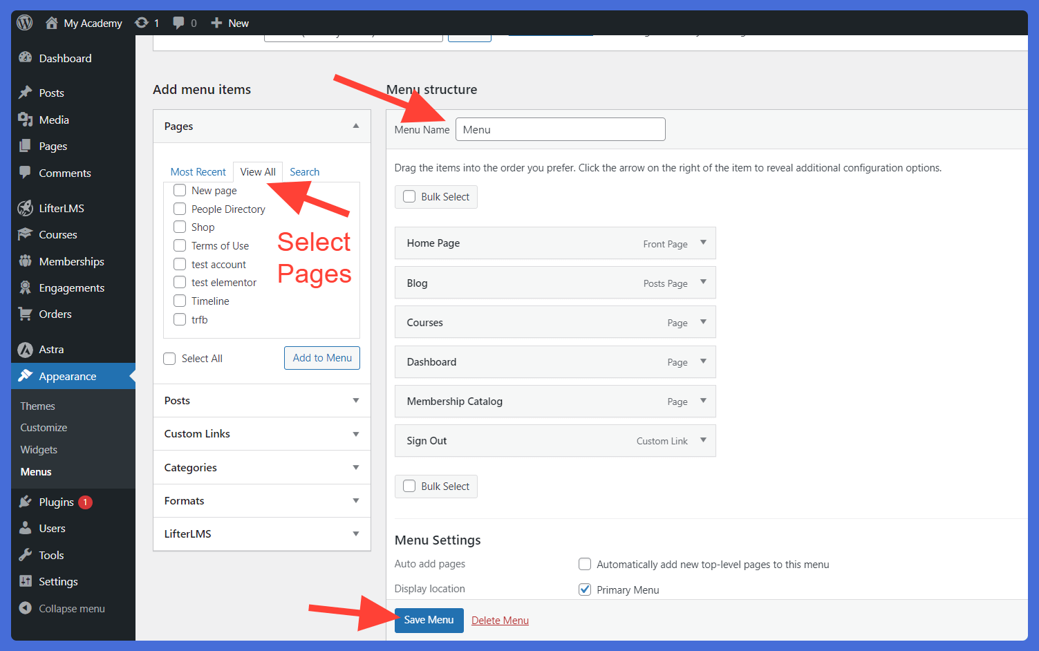 How to Create an Online Course Website with Astra and LifterLMS
