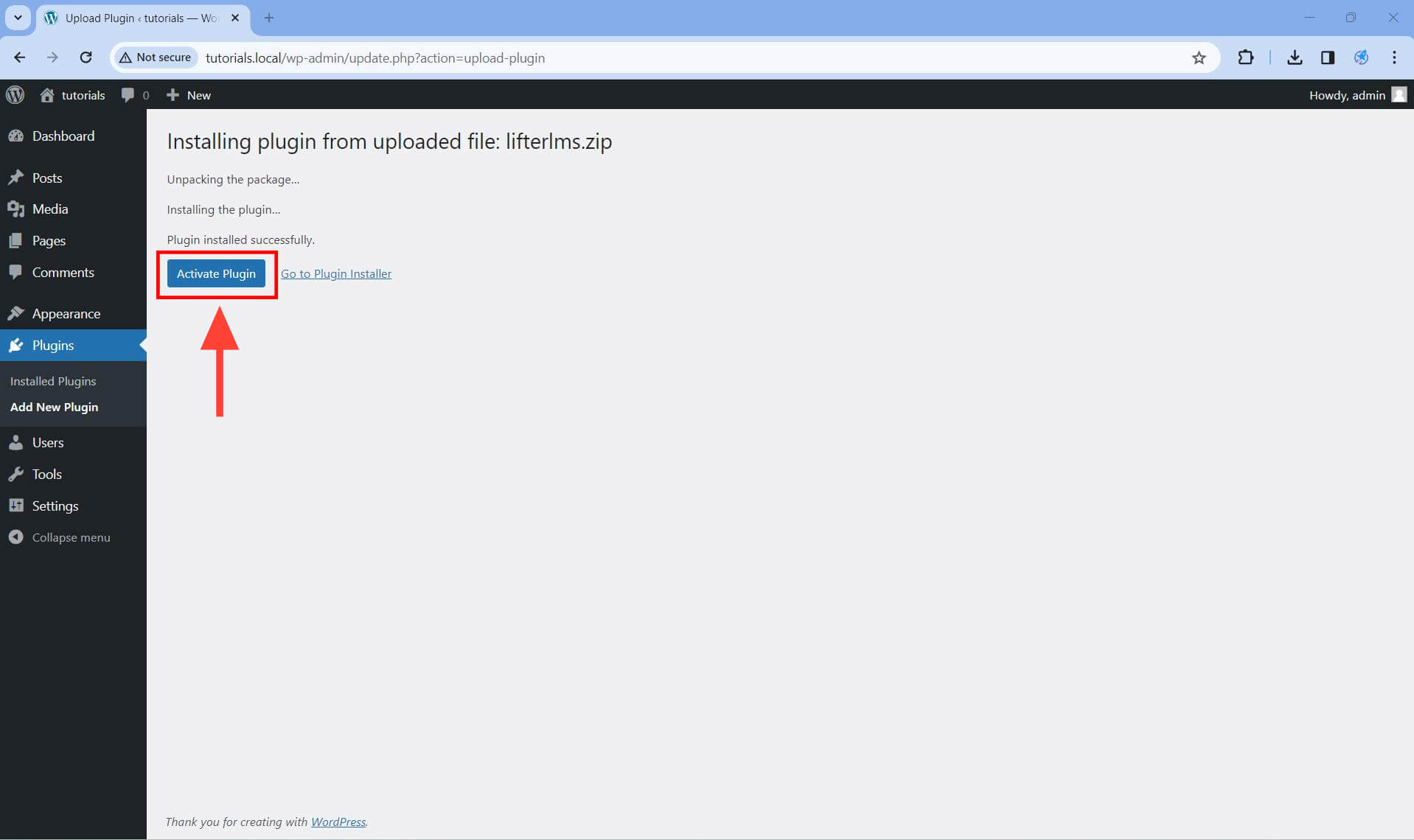 How to Install and Activate LifterLMS - LifterLMS