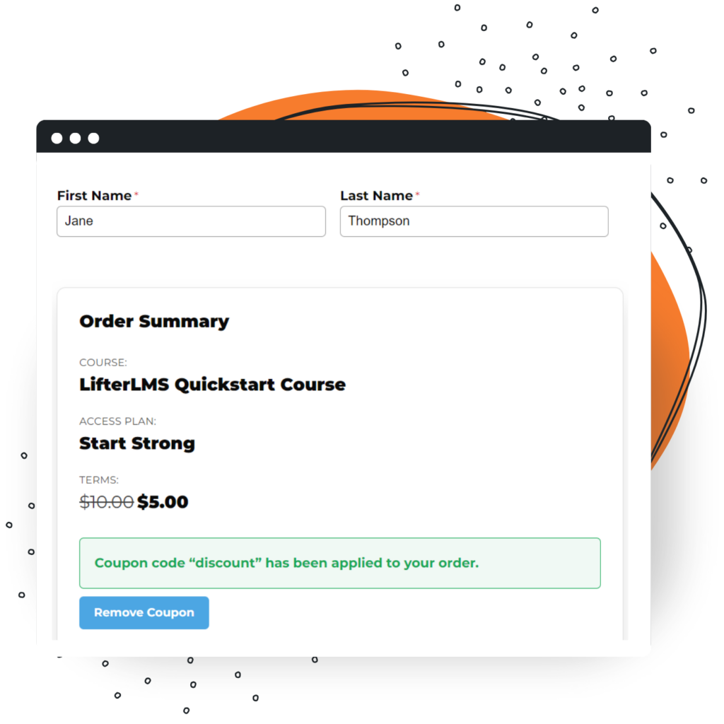 LifterLMS Advanced Coupons - LifterLMS - Buy Online
