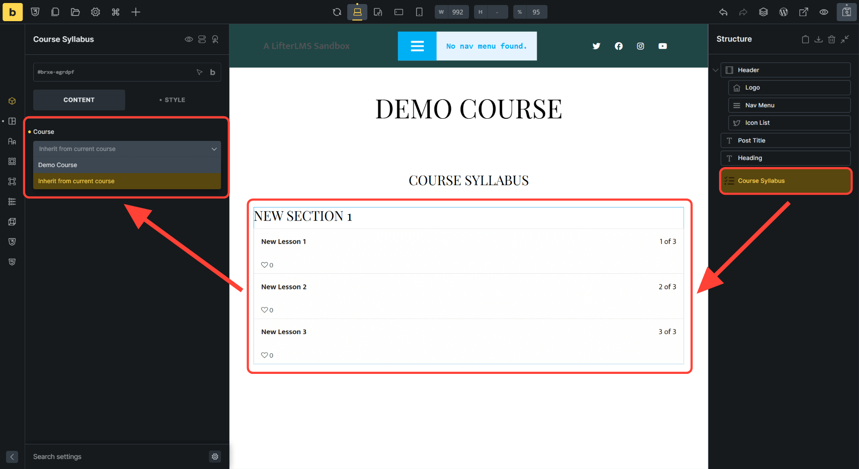 How to edit lessons, courses, and memberships in Bricks | LifterLMS